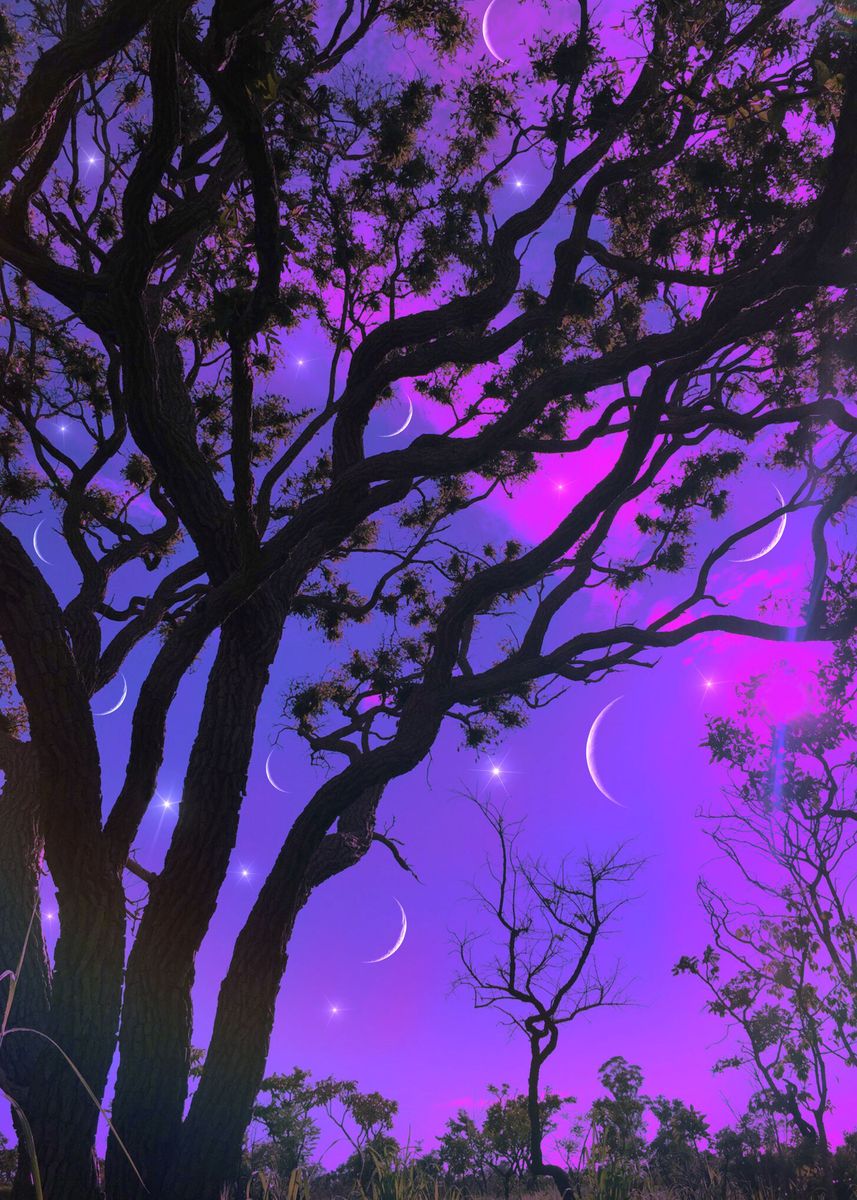 'Purple Dream' Poster by Cajuca | Displate