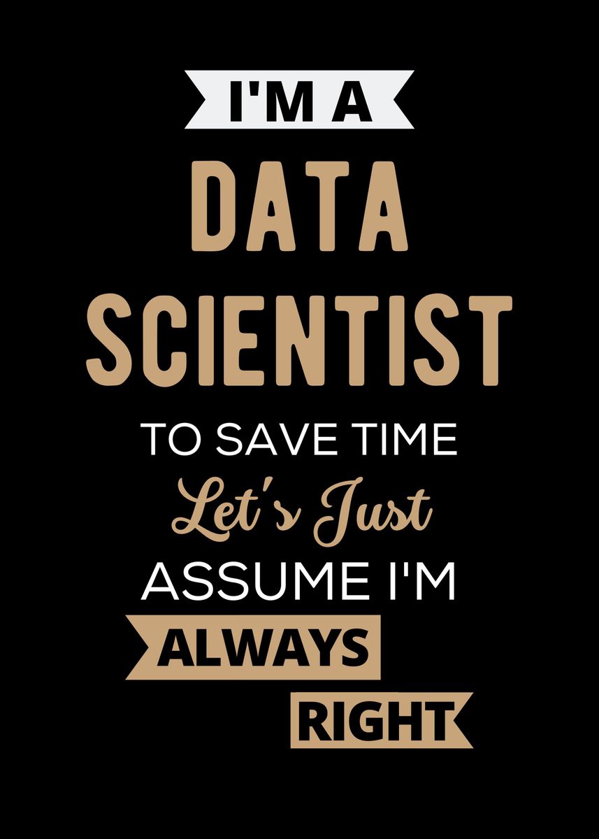 'Im A Data Scientist ' Poster by ISSAM OUARDI | Displate