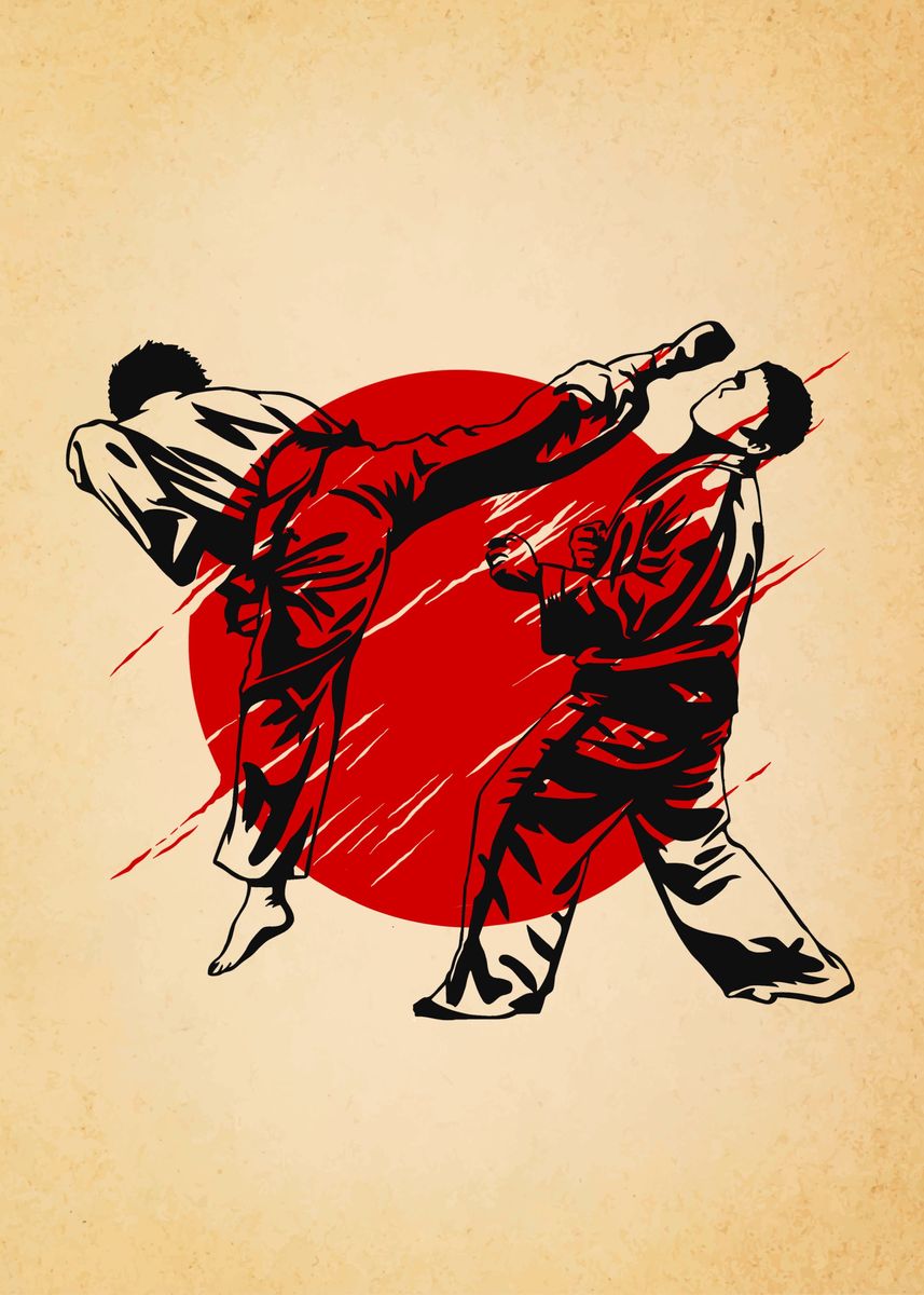 'Karate' Poster by UNIKORN | Displate