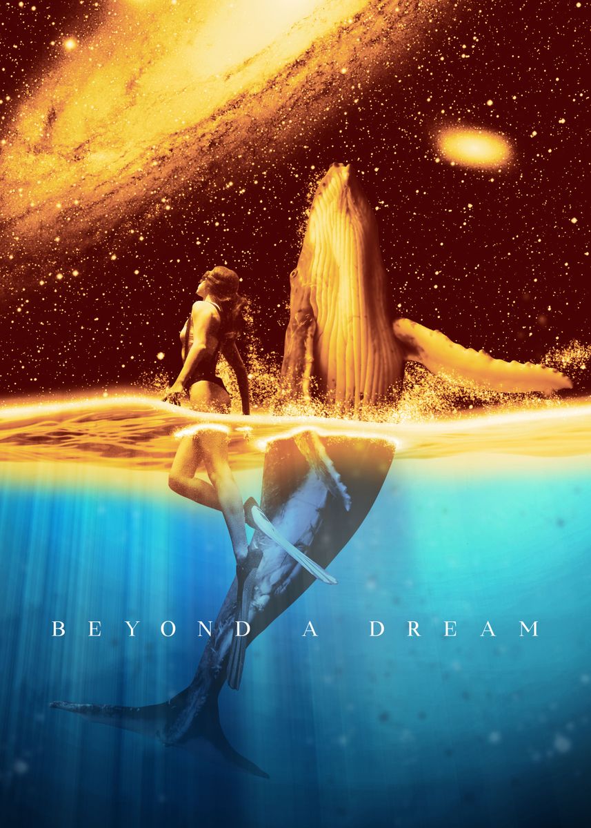 'Galactic Ocean' Poster, picture, metal print, paint by PosterSuite ...