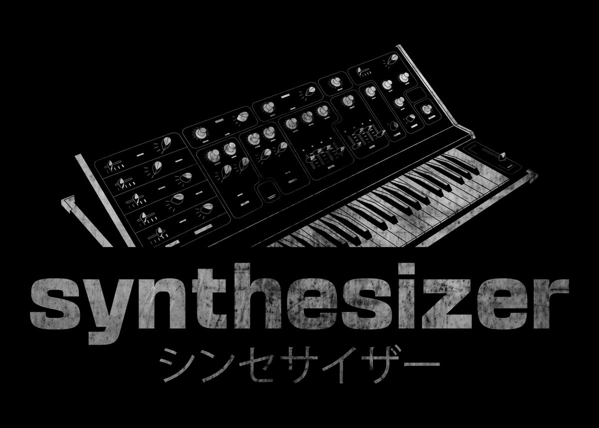 'Synthesizer Synth Analog' Poster by professionaldesigns | Displate