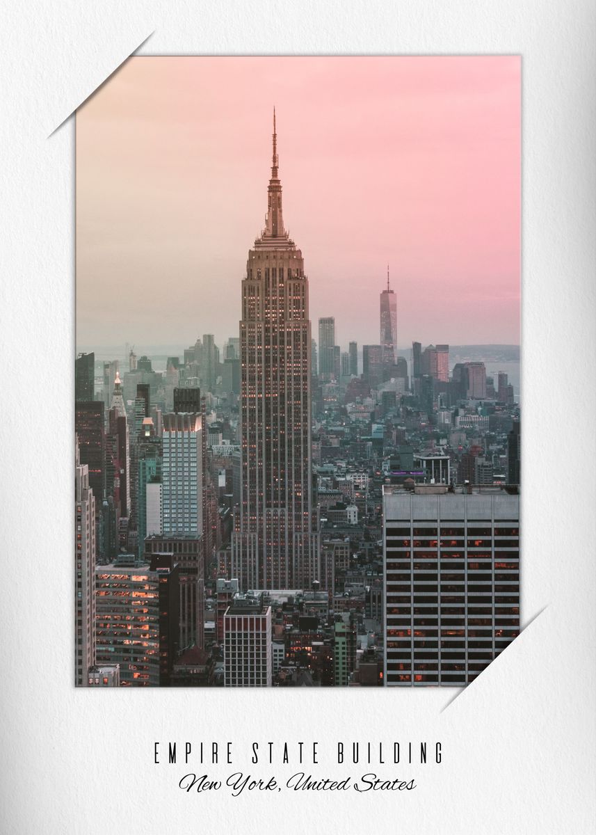 'Empire State Building ' Poster, picture, metal print, paint by Grand ...