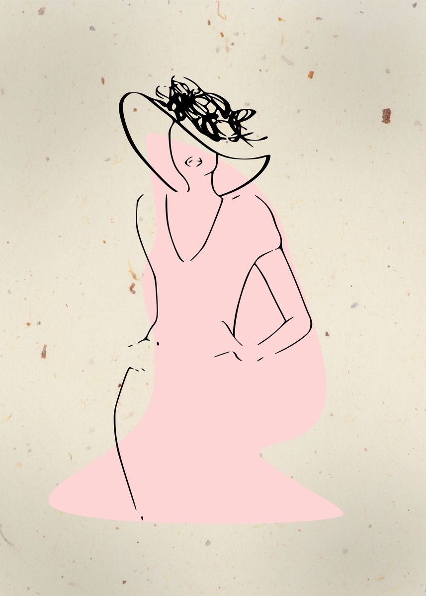 'Lady fascinators' Poster by Egii Egii | Displate