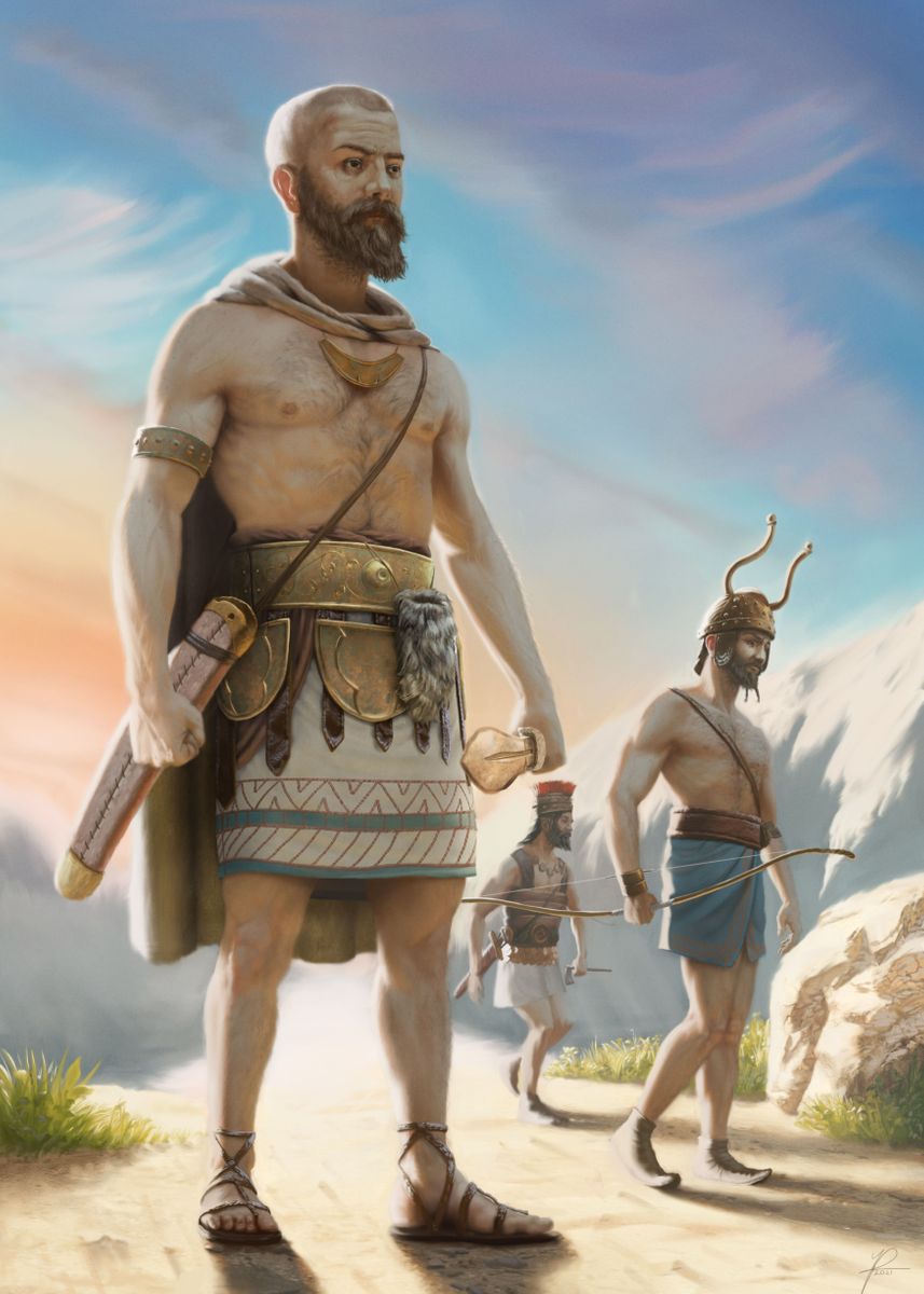 'Sea Peoples' Poster, picture, metal print, paint by Jan Drawc | Displate