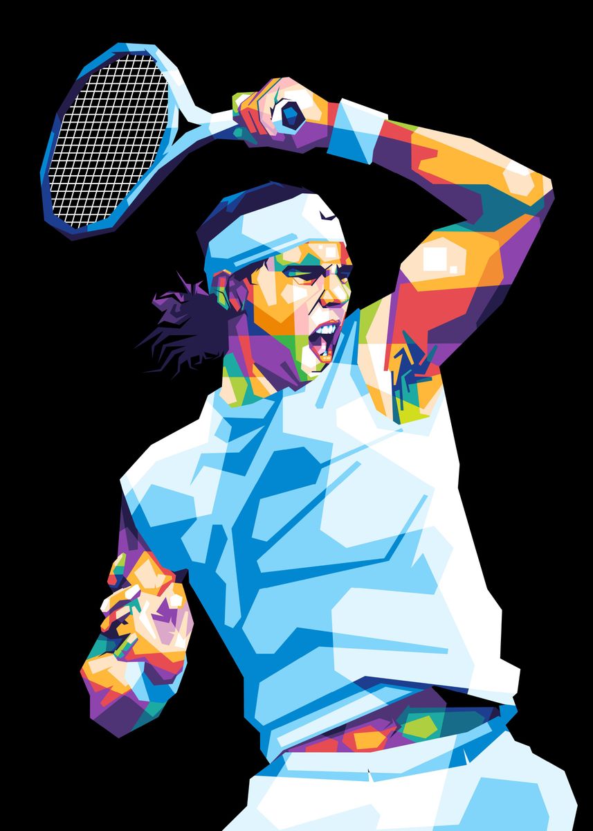'Nadal' Poster, picture, metal print, paint by Dede Wiradinata | Displate