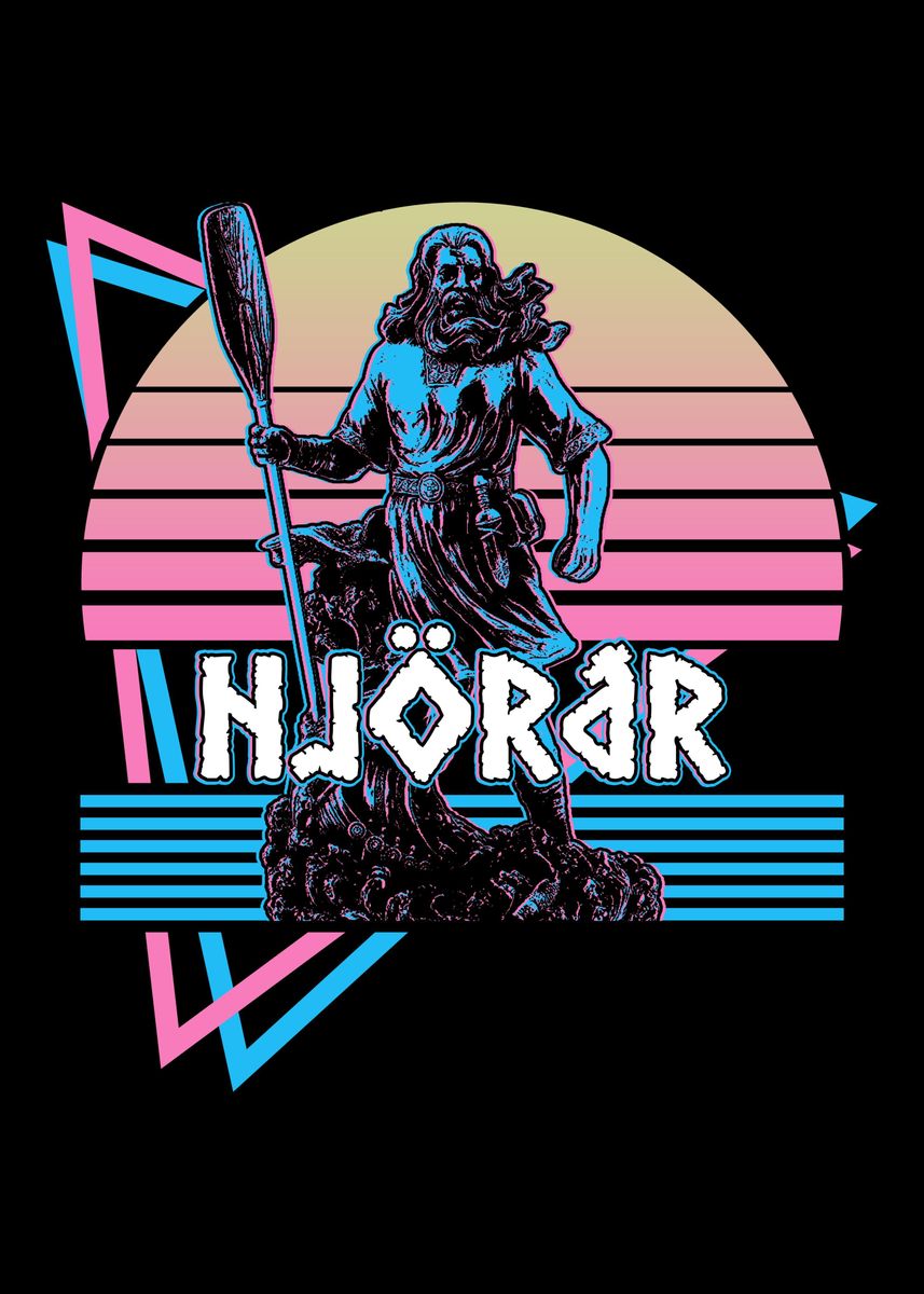 'Njord Njordr Norse God' Poster, picture, metal print, paint by ...