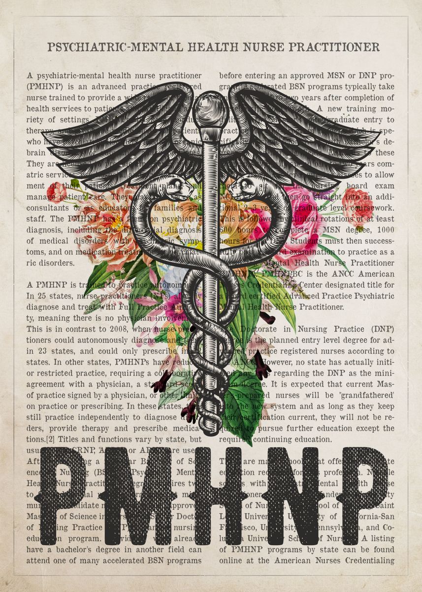 'PMHNP Graduation Gift' Poster, picture, metal print, paint by Aged ...