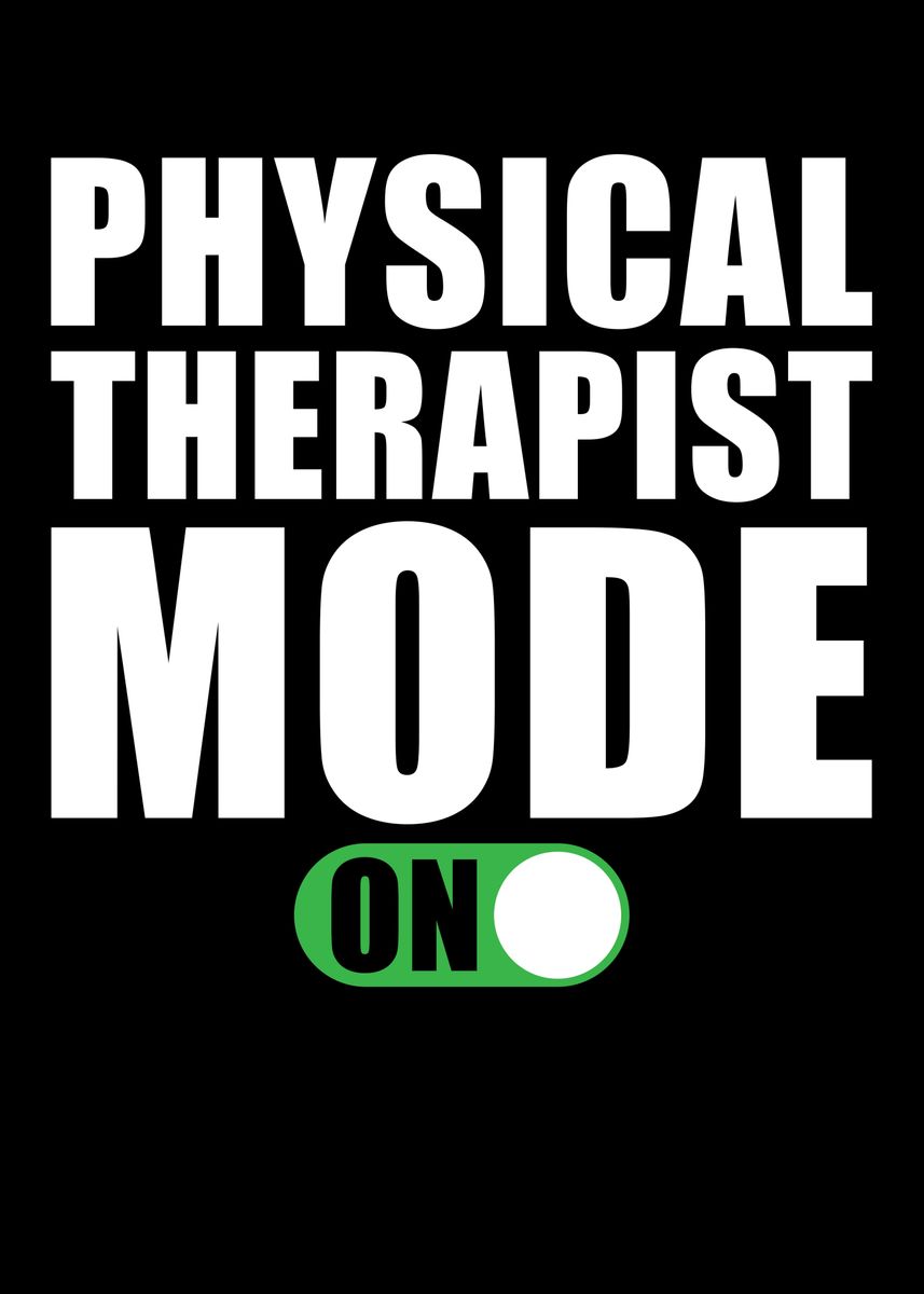 'Physical Therapist' Poster by schmugo | Displate