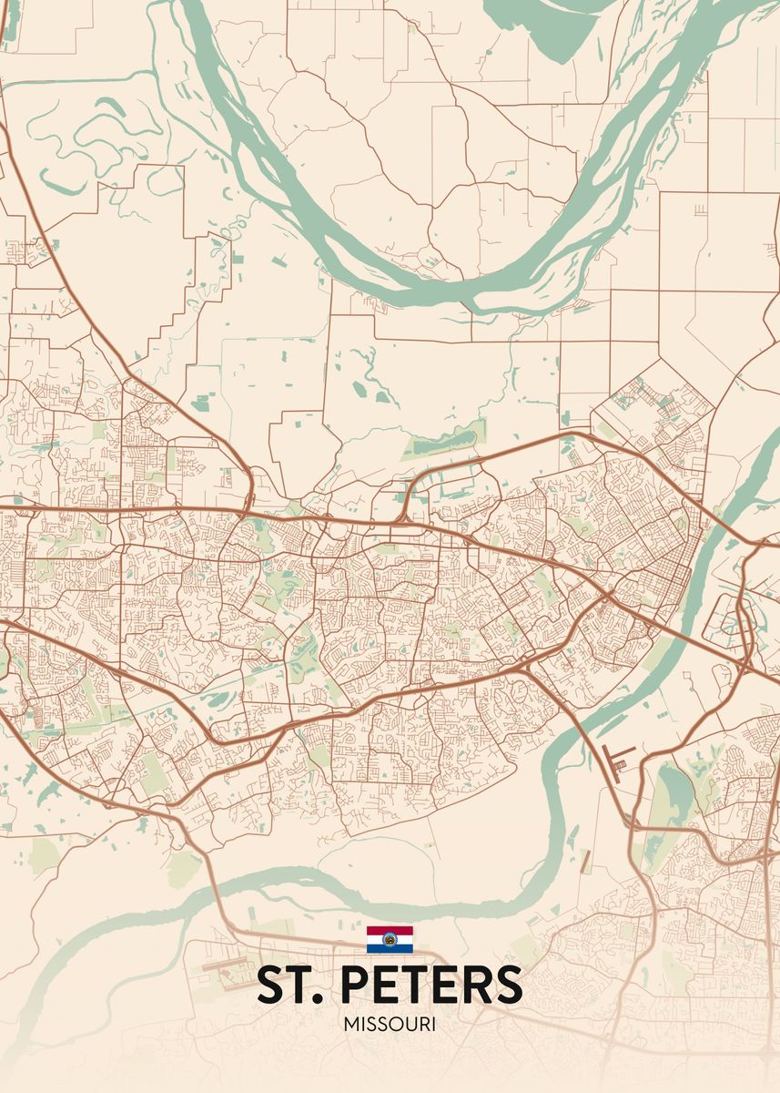 'St Peters MO' Poster by IMR Designs | Displate