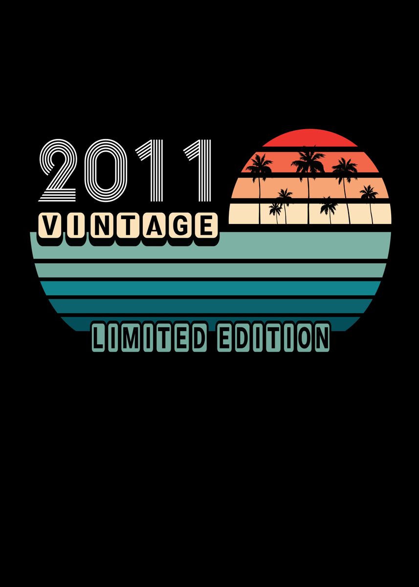 'Vintage Birthday Birthday' Poster, picture, metal print, paint by ZS C ...