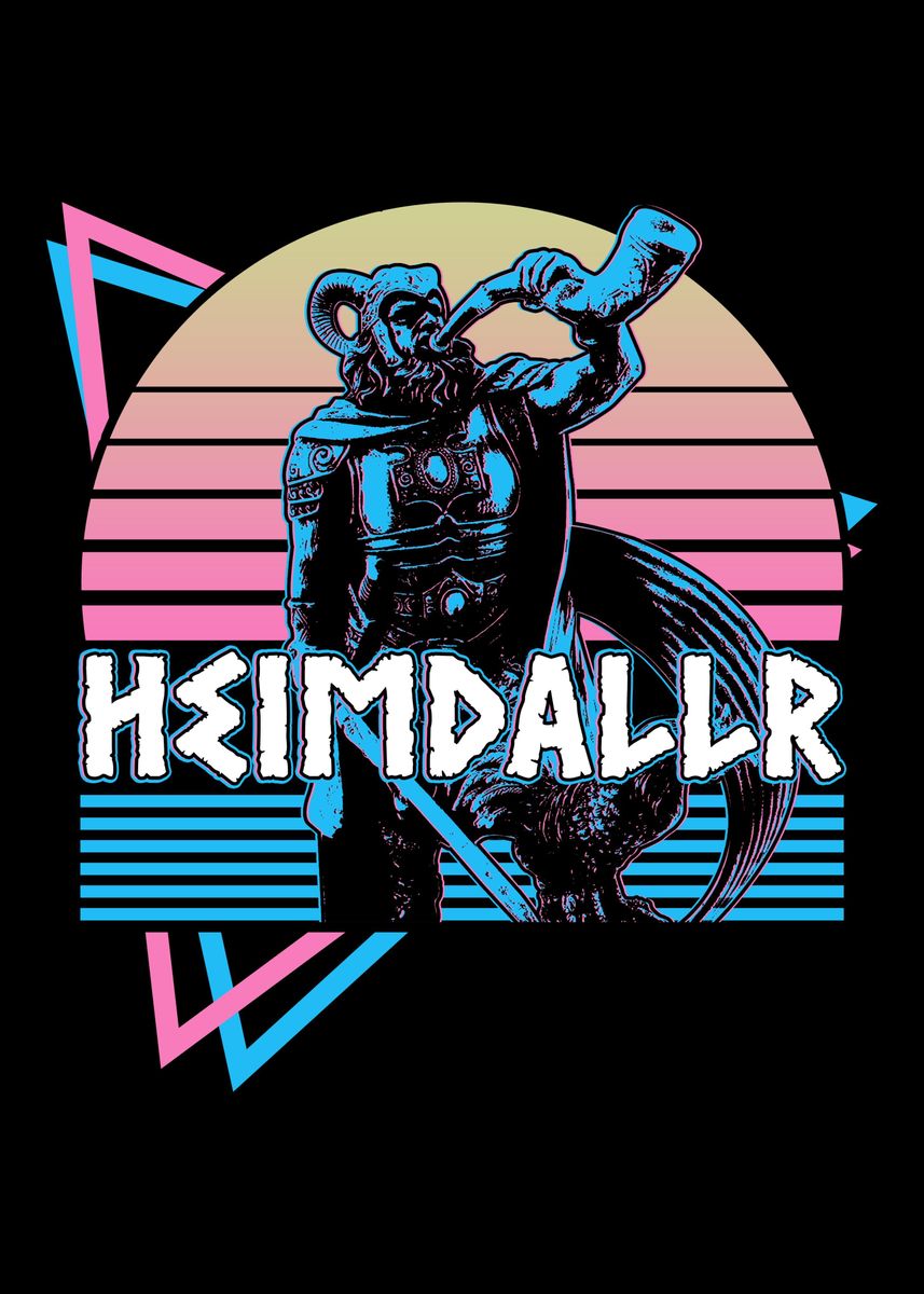 'Heimdallr Heimdall' Poster by AestheticAlex | Displate