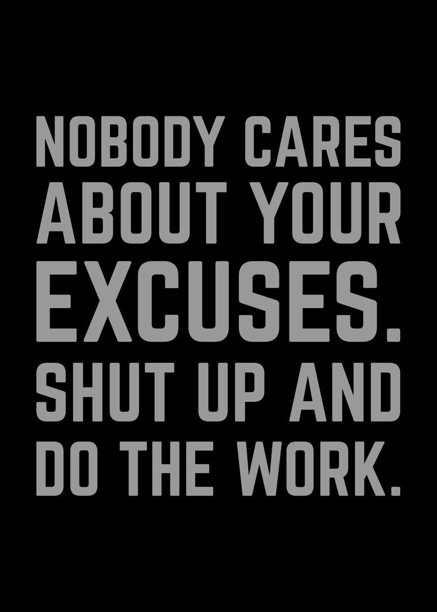 'Do The Work' Poster, picture, metal print, paint by albran karan ...