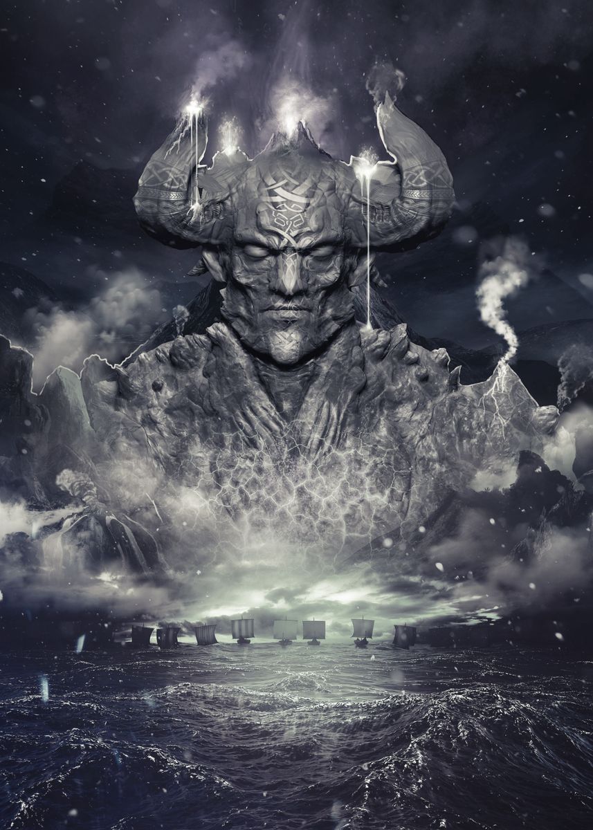 'Ragnarok is here' Poster, picture, metal print, paint by ikaruna ...