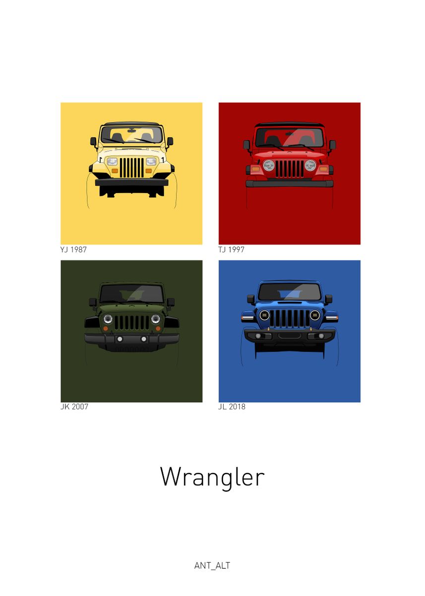 'Wranglers' Poster, picture, metal print, paint by Alt ILLUSTRATIONS ...