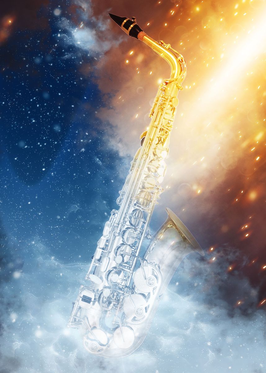 'Mellow Jazz' Poster, picture, metal print, paint by Petra Rommelfanger ...