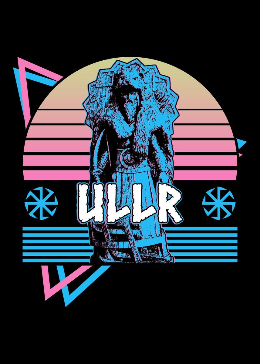 'Ullr Norse God Asgard' Poster, picture, metal print, paint by ...