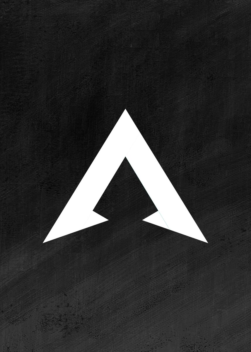 'Minimal Triangle' Poster, picture, metal print, paint by Simon Clement ...