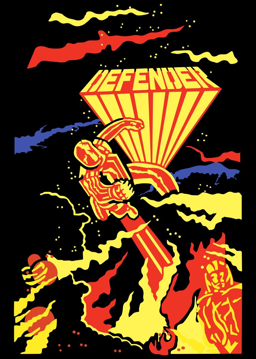 'Rescue The Humanoids' Poster by Hizo Design | Displate