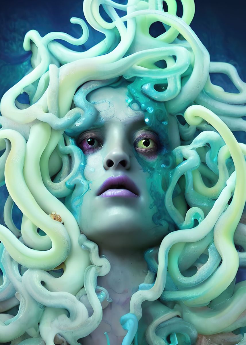 'Gorgon I' Poster by Malte Lenz | Displate