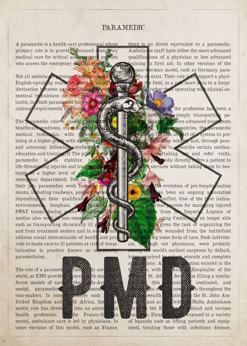 'PMD Graduation Gift' Poster, picture, metal print, paint by Aged Pixel ...