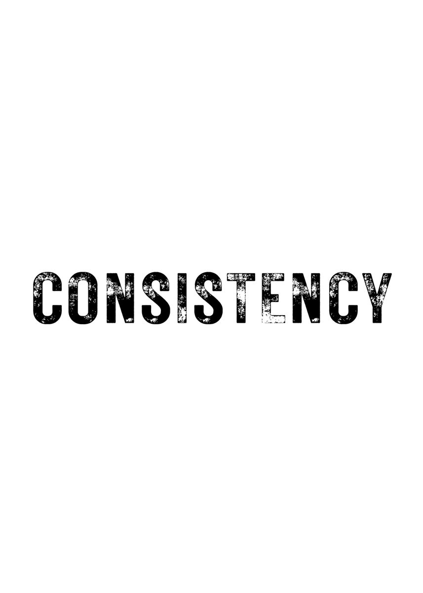 'Consistency' Poster, picture, metal print, paint by Nae | Displate