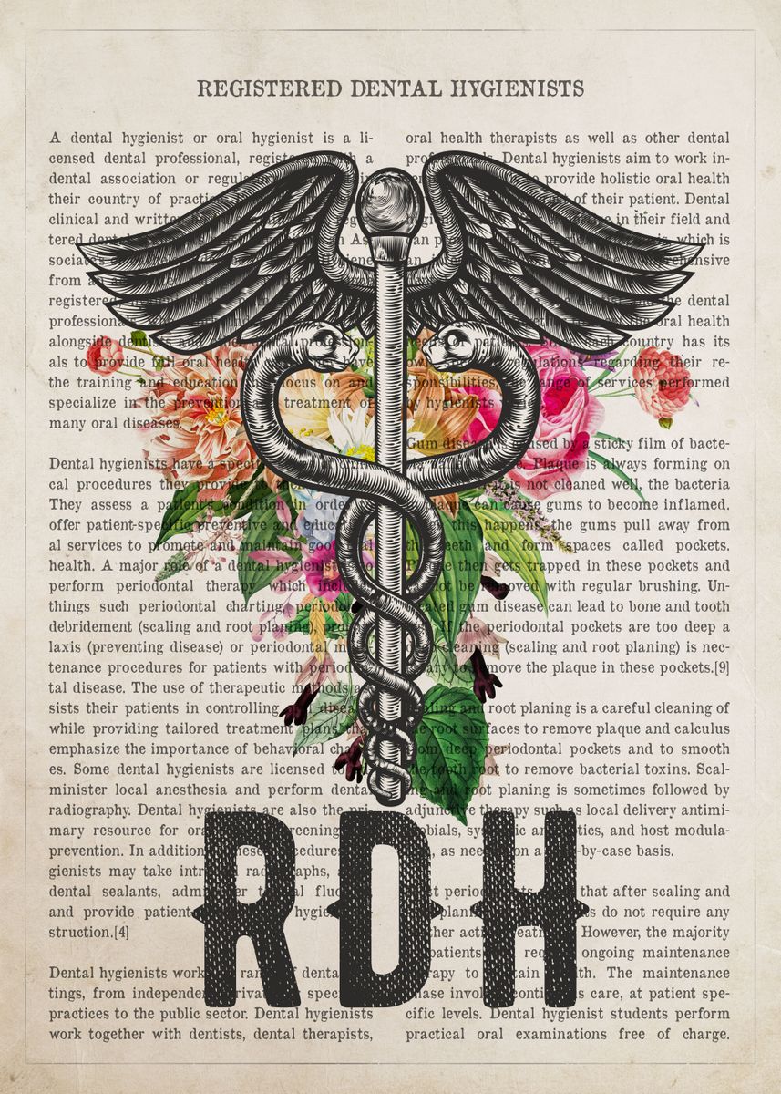 'RDH Graduation Gift' Poster, picture, metal print, paint by Aged Pixel ...