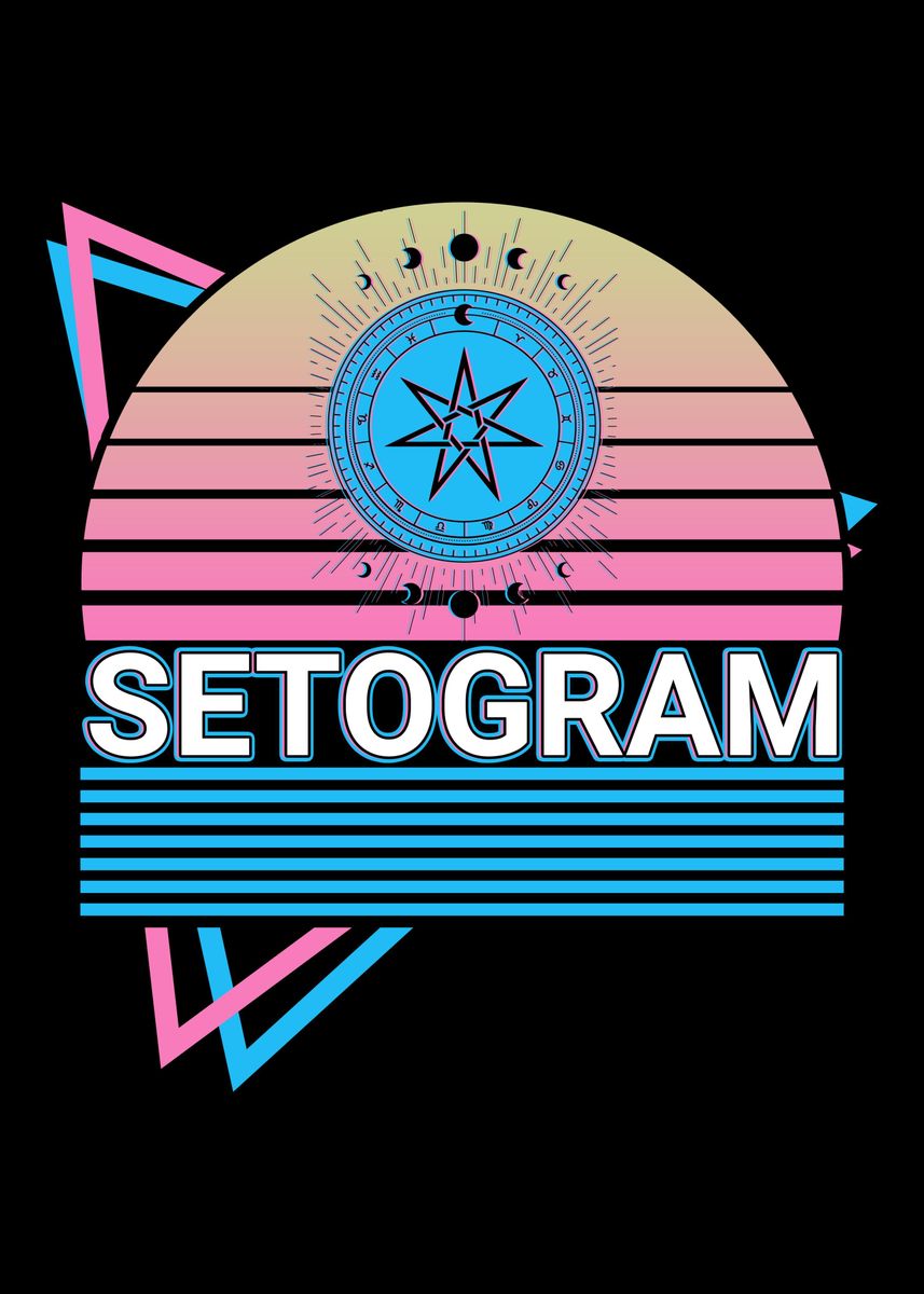 'Setogram Fairy Star Wicca' Poster, picture, metal print, paint by ...