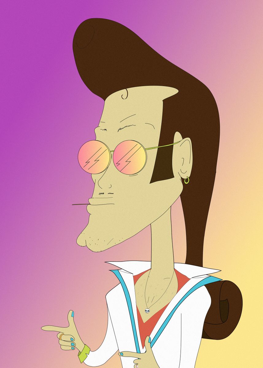 'Johnny Adventure' Poster, picture, metal print, paint by Johnny ...