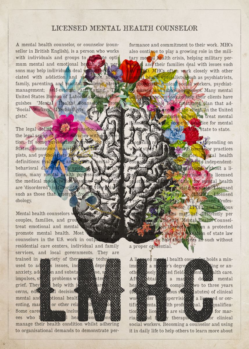 'LMHC Graduation Gift' Poster, picture, metal print, paint by Aged ...