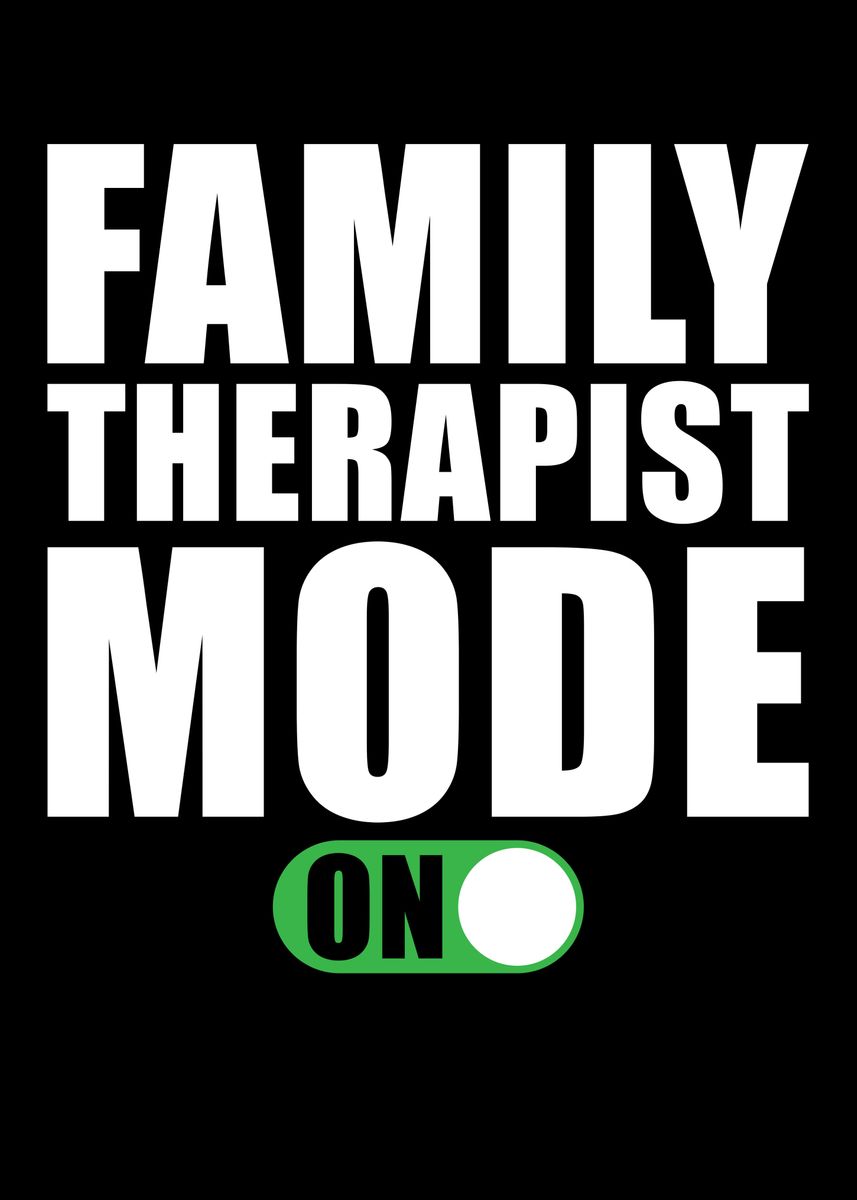 'Family Therapist' Poster by schmugo | Displate