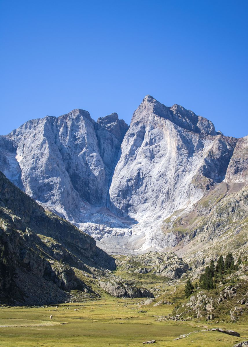 'The Vignemale Mountain' Poster, picture, metal print, paint by Thomas ...