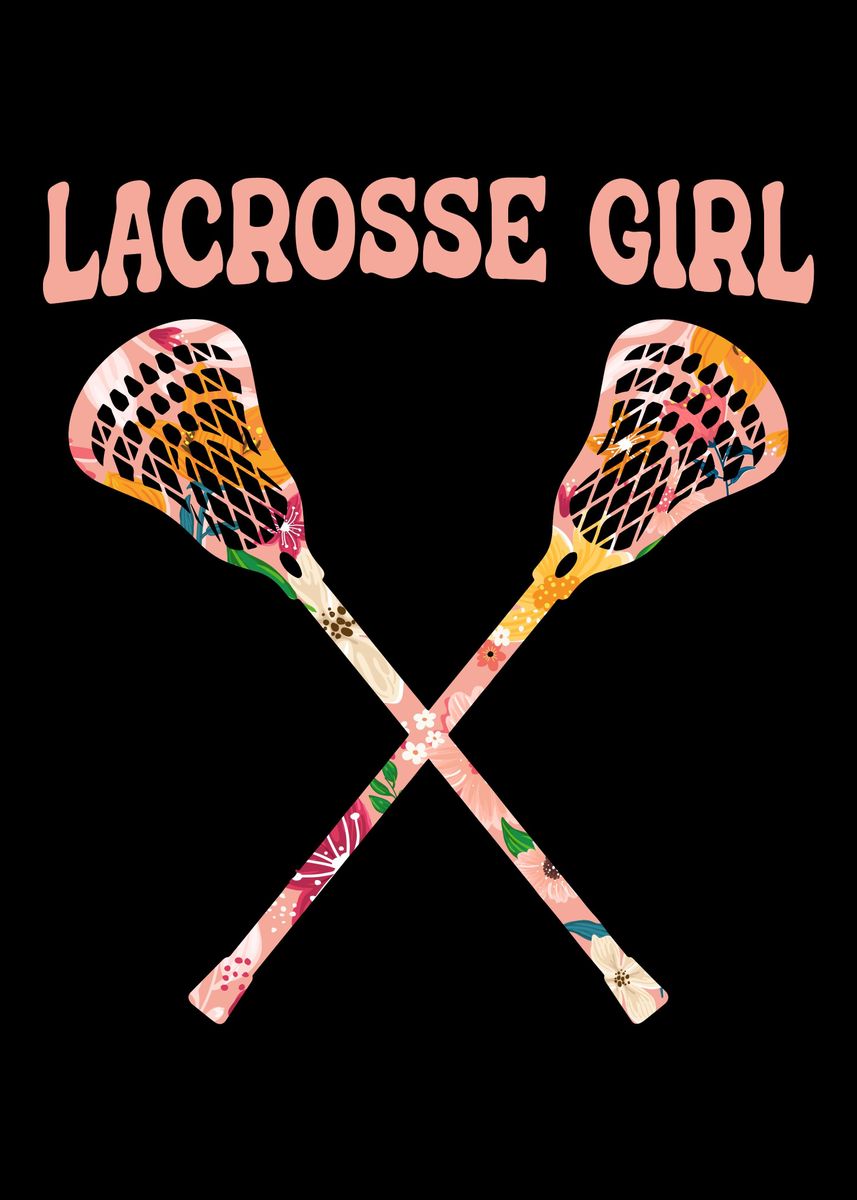 'Lacrosse' Poster, picture, metal print, paint by CrazySquirrel | Displate