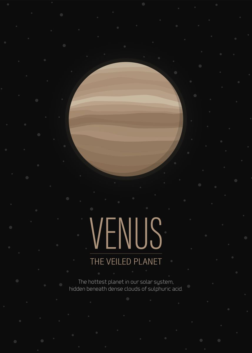 'Venus' Poster, picture, metal print, paint by Stibo | Displate