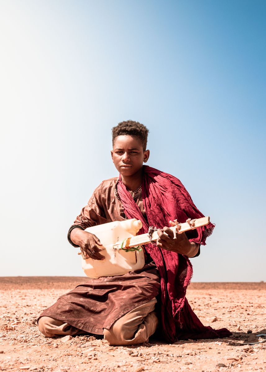 'The Art of a Desert Boy ' Poster, picture, metal print, paint by ...