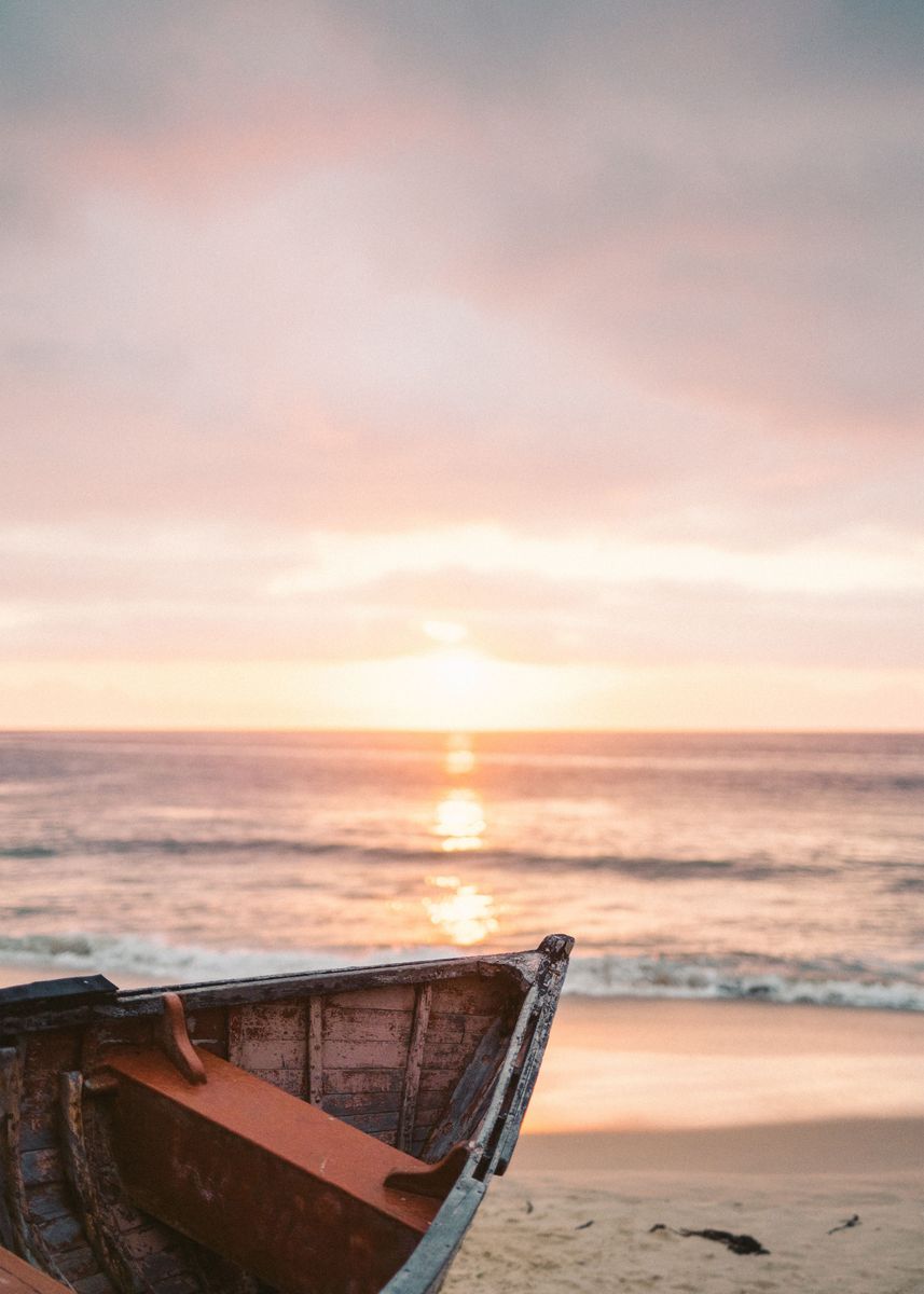 'Dawn and boat' Poster by Travel Travel | Displate