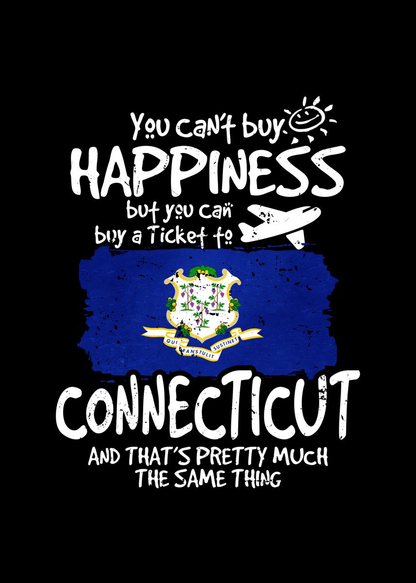 'Connecticut' Poster by Hexor | Displate