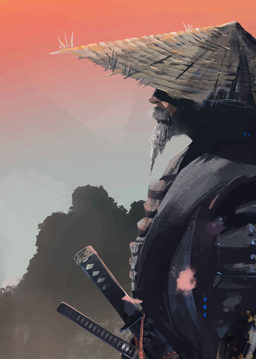 'The Legend Samurai' Poster, picture, metal print, paint by ...