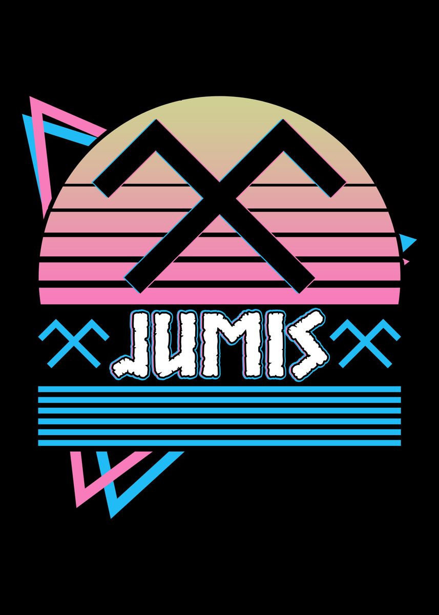 'Jumis Latvian Symbol' Poster, picture, metal print, paint by ...