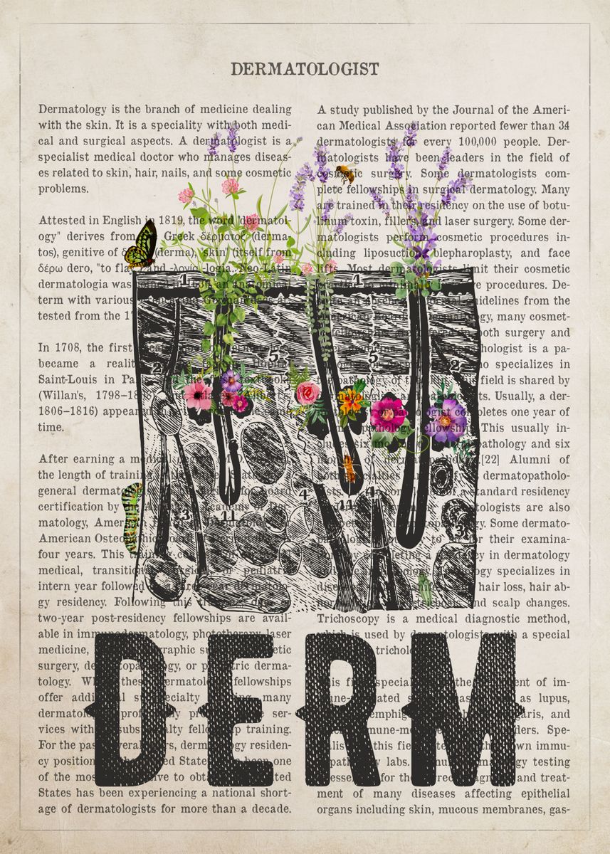 'DERM Graduation Gift' Poster by Aged Pixel | Displate