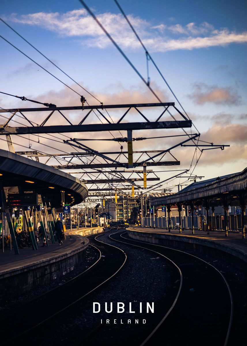 'Dublin ' Poster, picture, metal print, paint by Explore Universe ...