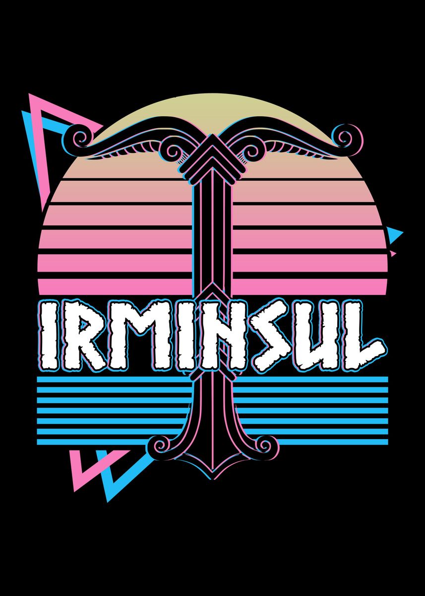 'Irminsul Viking' Poster, picture, metal print, paint by AestheticAlex ...