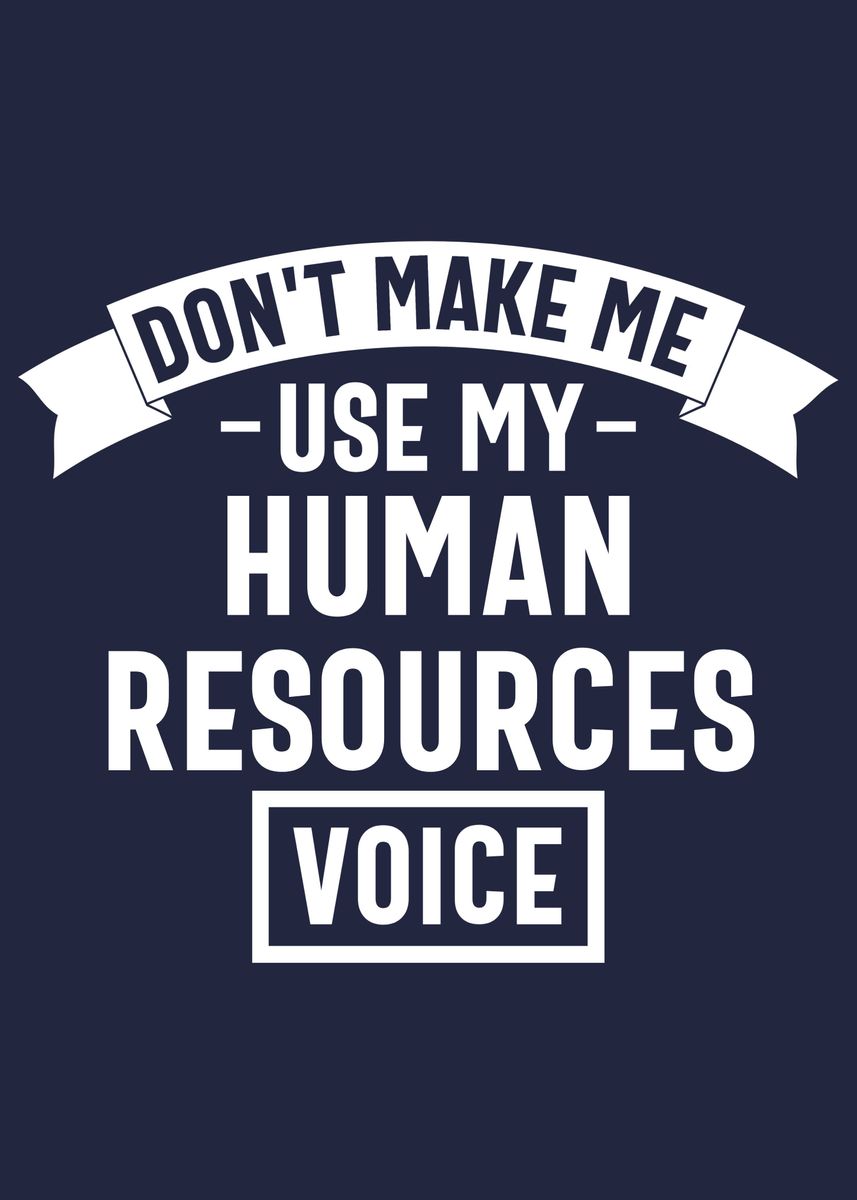 'hr voice' Poster, picture, metal print, paint by ISSAM OUARDI | Displate