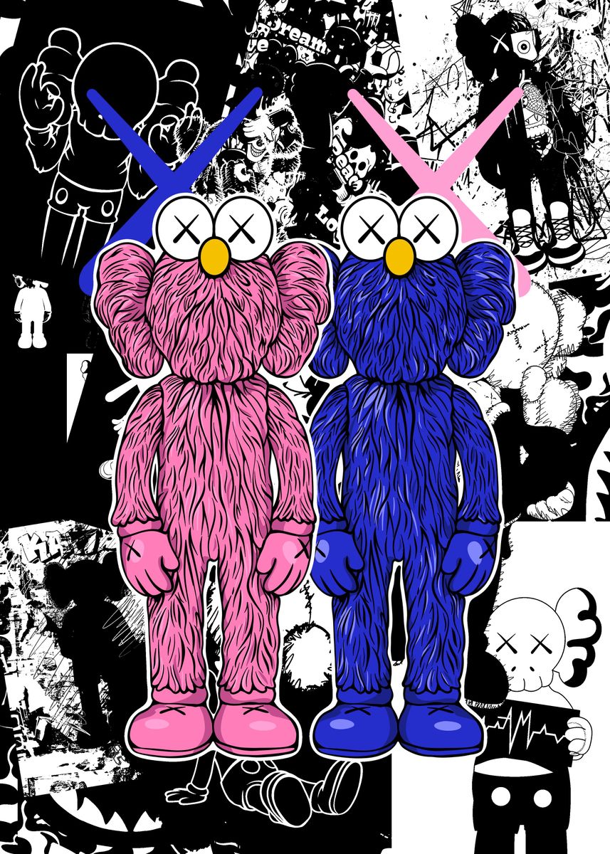 'Cute hype art' Poster, picture, metal print, paint by Biopic Studio ...