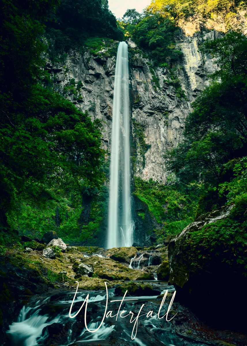 'Waterfall' Poster by Ties Rosi | Displate