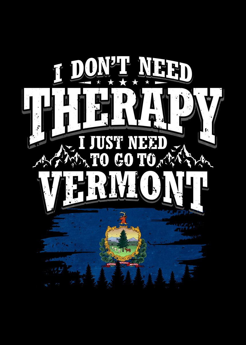 'Vermont' Poster by Hexor | Displate
