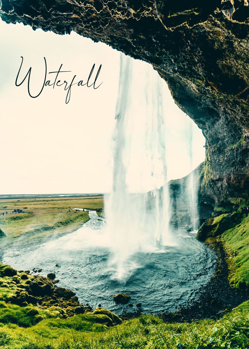 'Waterfall' Poster by Ties Rosi | Displate