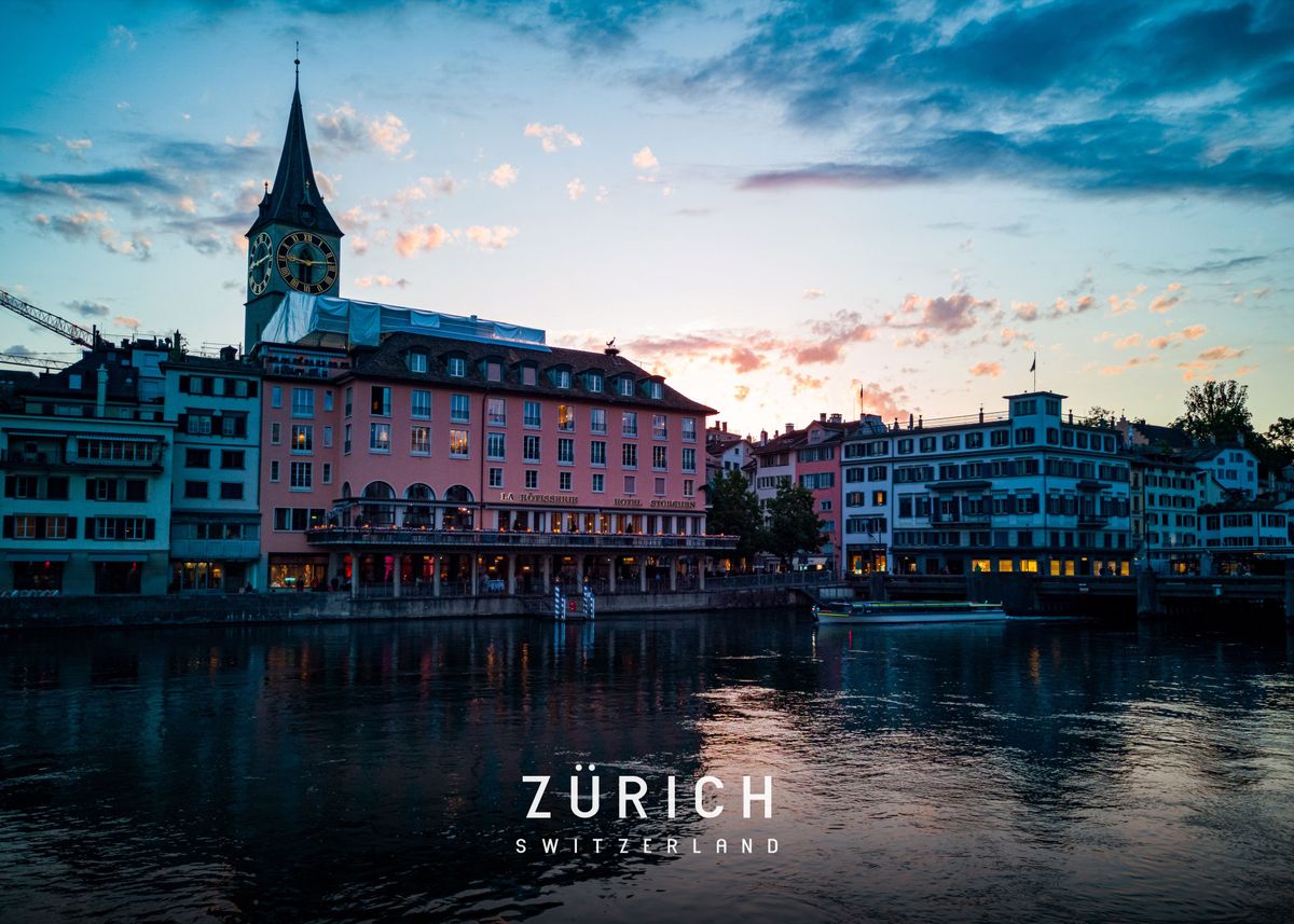 'Zurich ' Poster by Big City | Displate