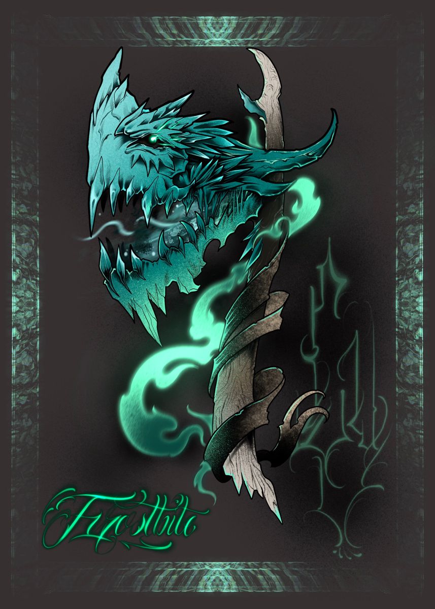 'Frostfang Guild Wars 2' Poster, picture, metal print, paint by ...