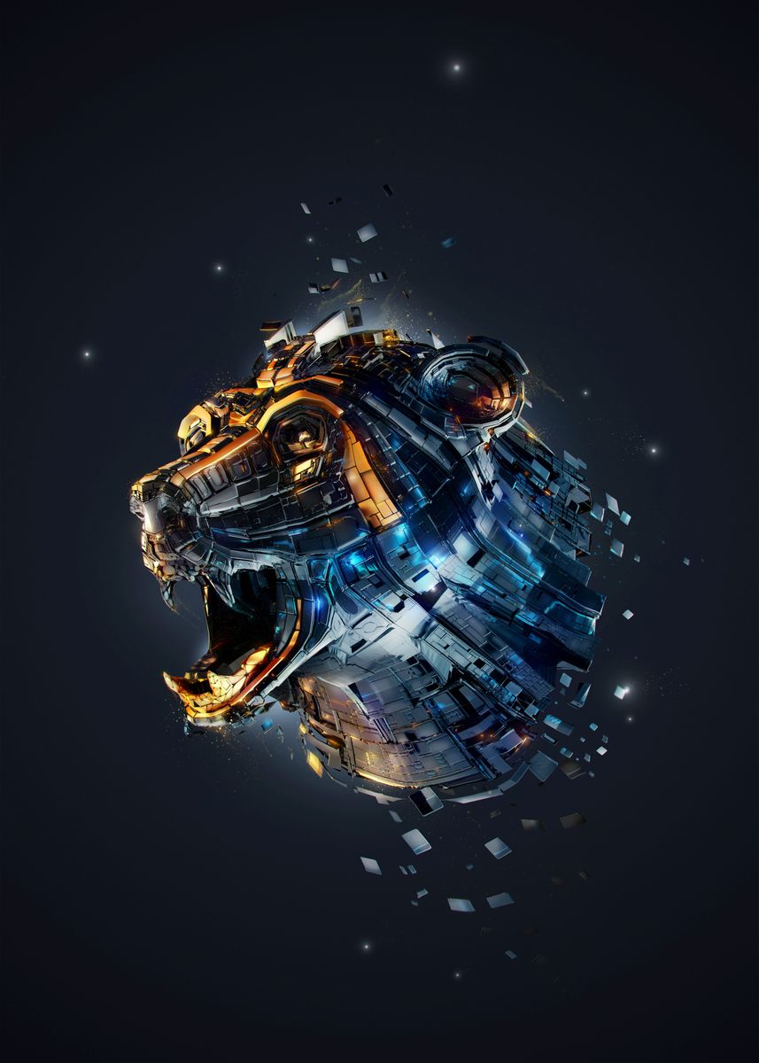 'Ursa' Poster, picture, metal print, paint by Adam Spizak | Displate