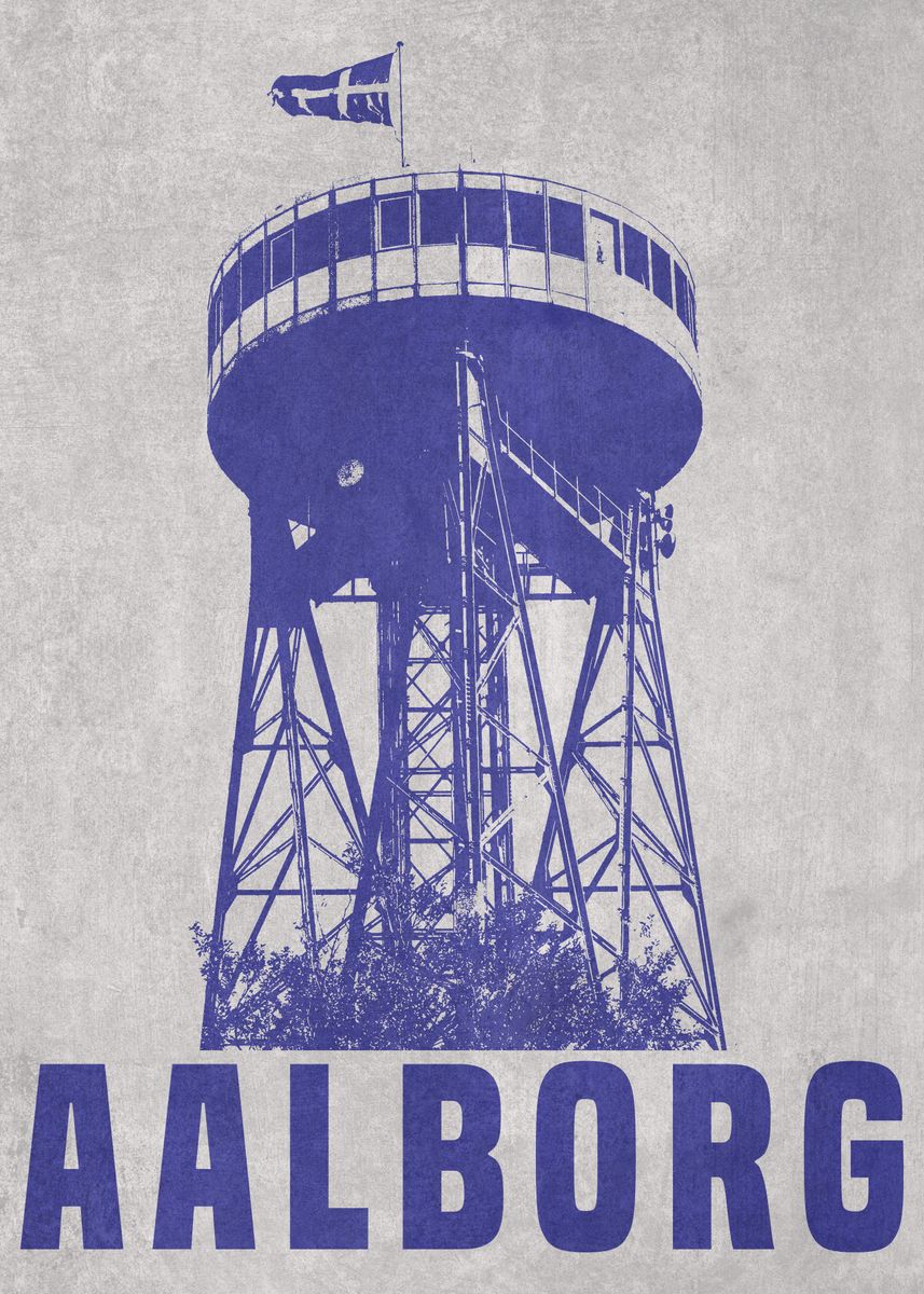 'Aalborg' Poster by denvector | Displate